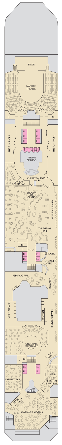 Carnival Valor Deck Plans