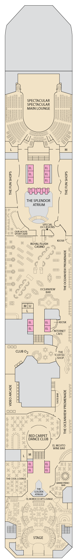 Carnival Splendor Deck Plans