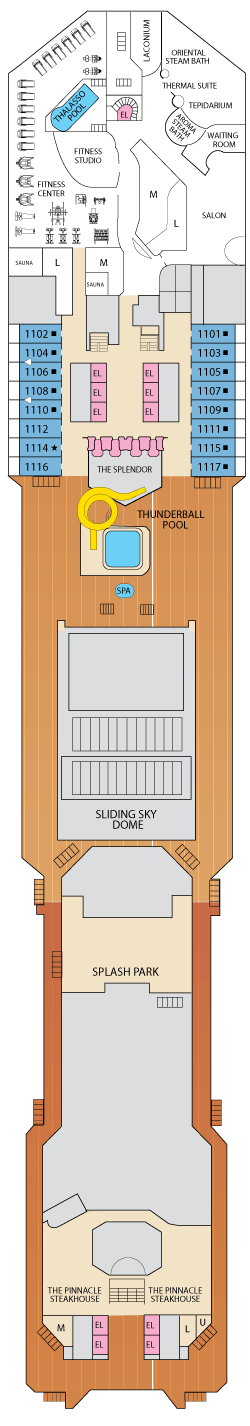Carnival Splendor Deck Plans