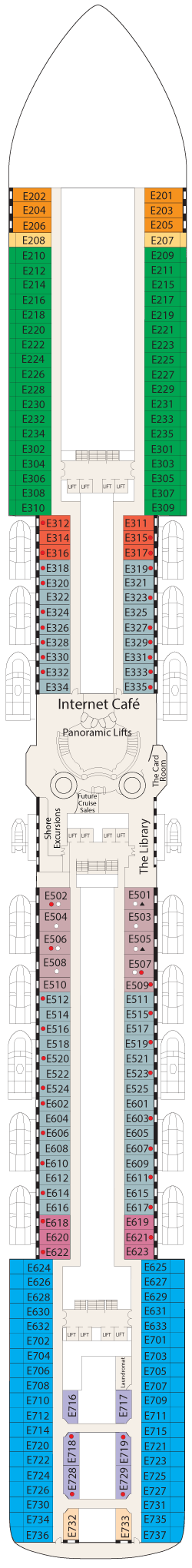 Island Princess Deck Plans