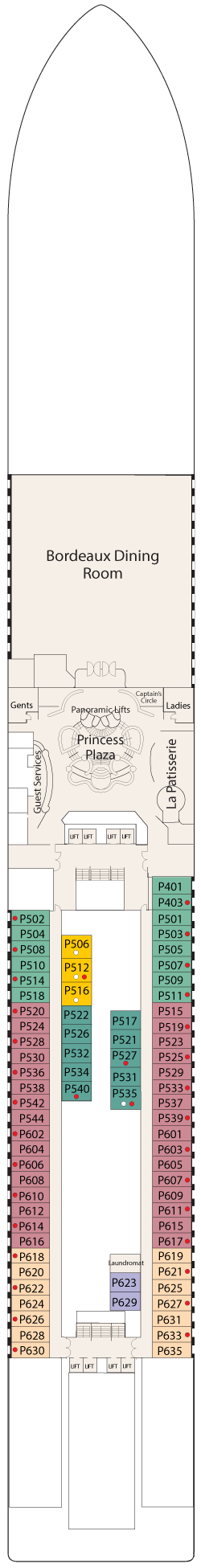 Island Princess Deck Plans
