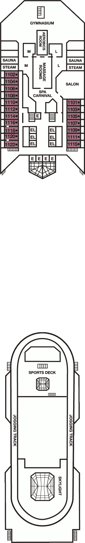 Carnival Valor Deck Plans