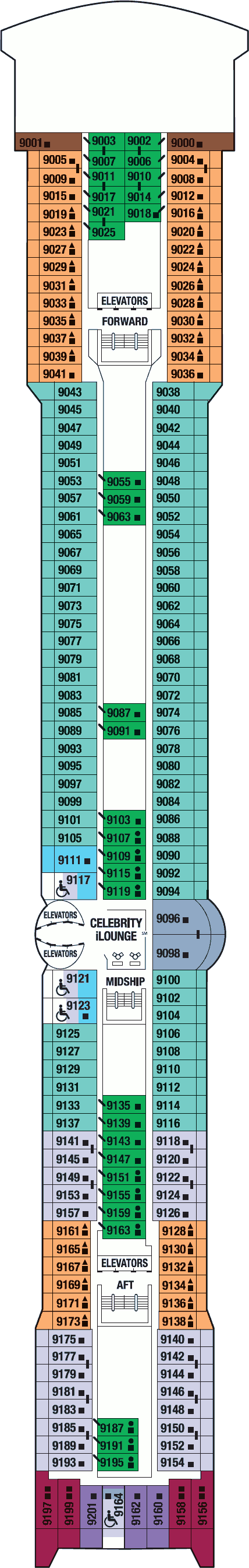 Celebrity Infinity Deck Plans