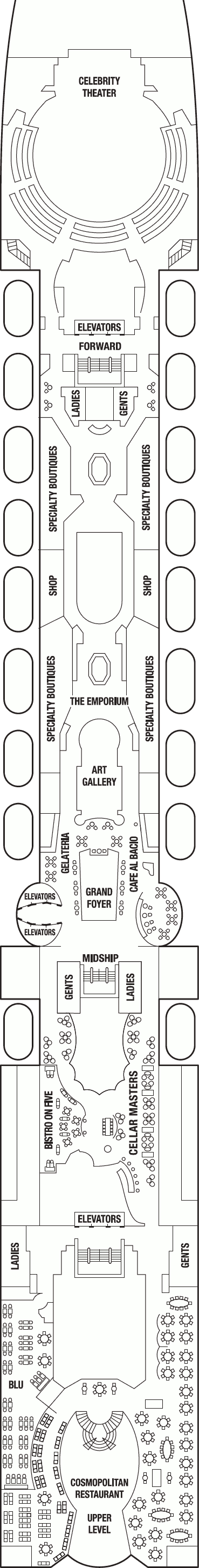 Celebrity Summit Deck Plans