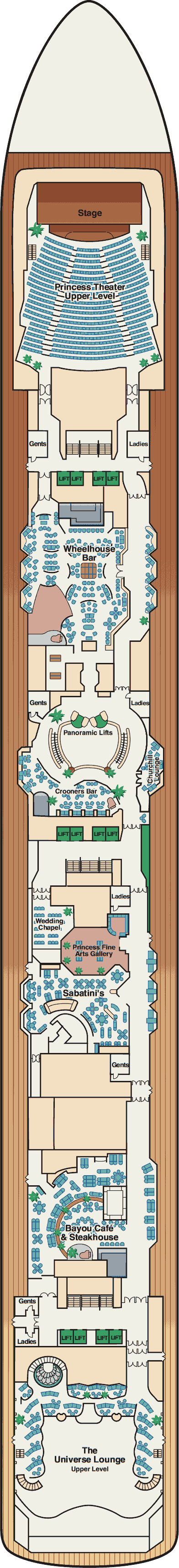Coral Princess Deck Plans