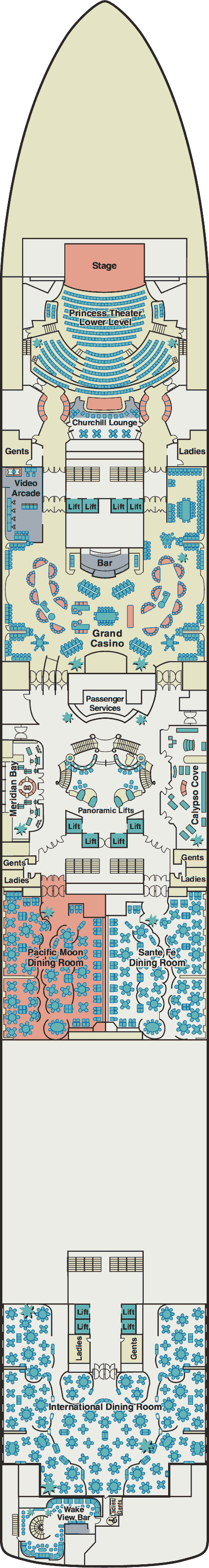 Diamond Princess Deck Plans