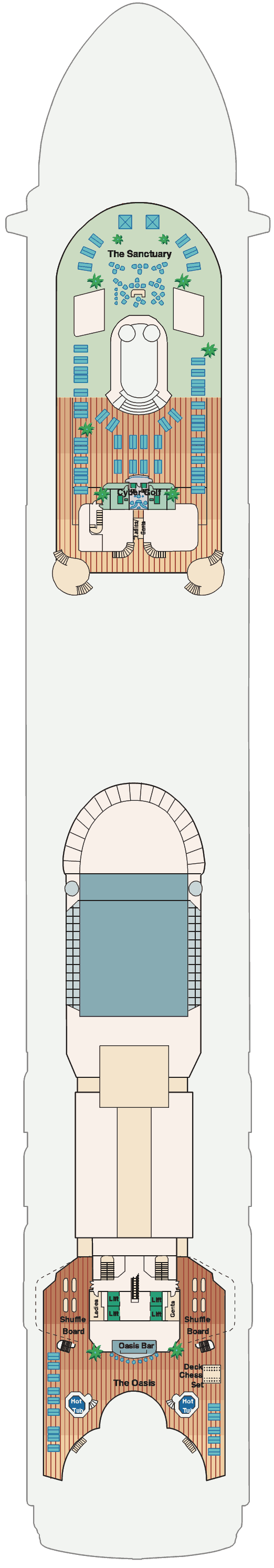 Diamond Princess Deck Plans