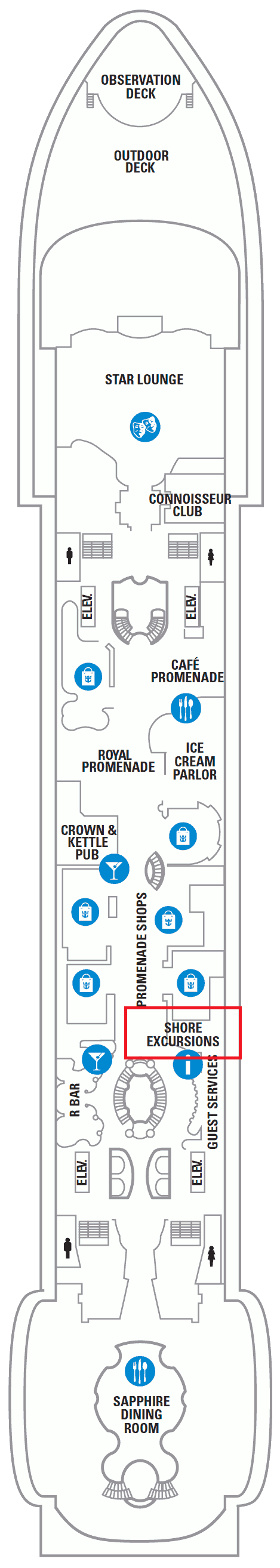 Explorer of the Seas Deck Plans