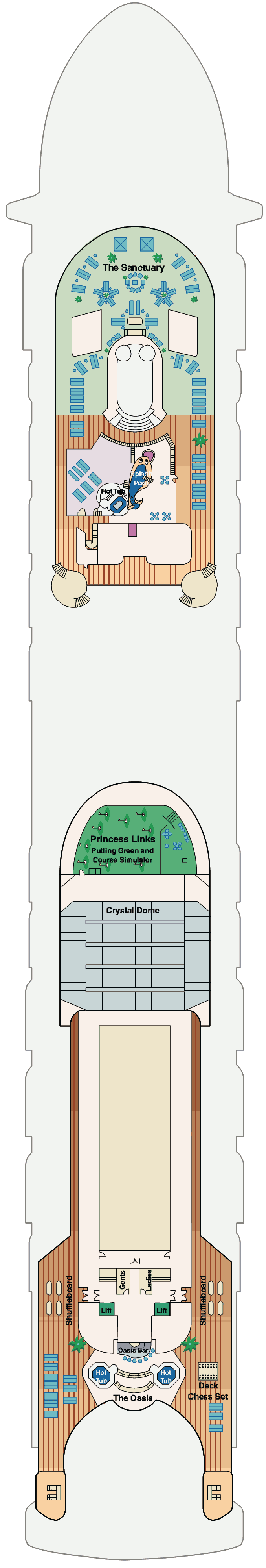 Grand Princess Deck Plans