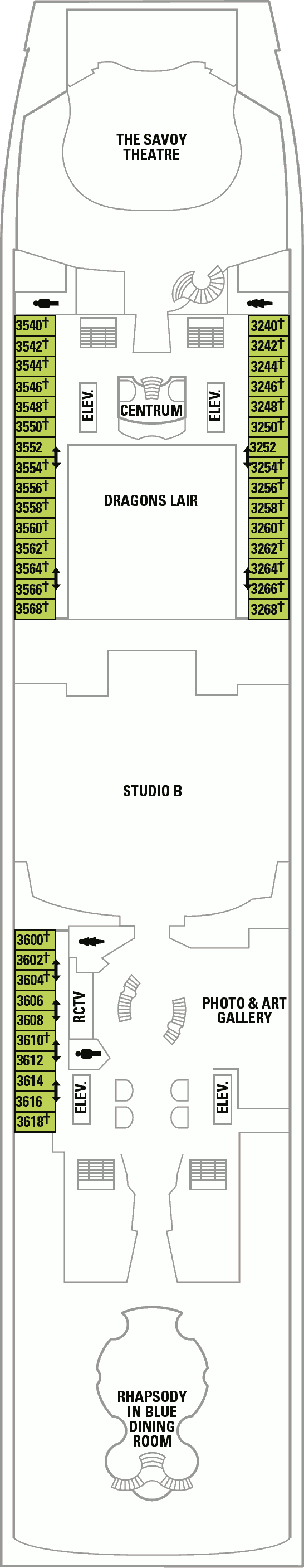 Mariner of the Seas Deck Plans