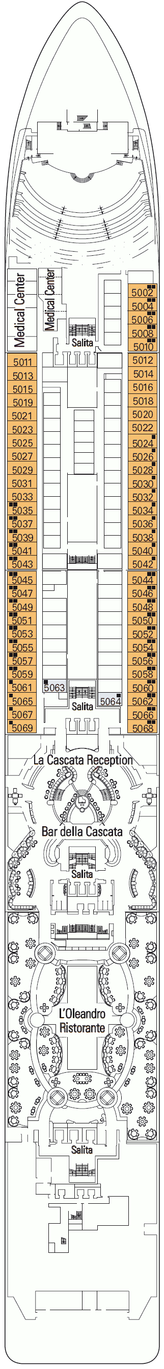 MSC Musica Deck Plans