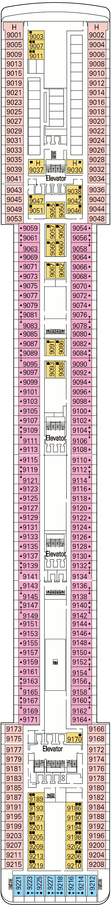 MSC Musica Deck Plans