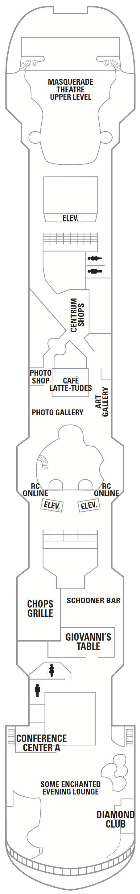 Vision of the Seas Deck Plans